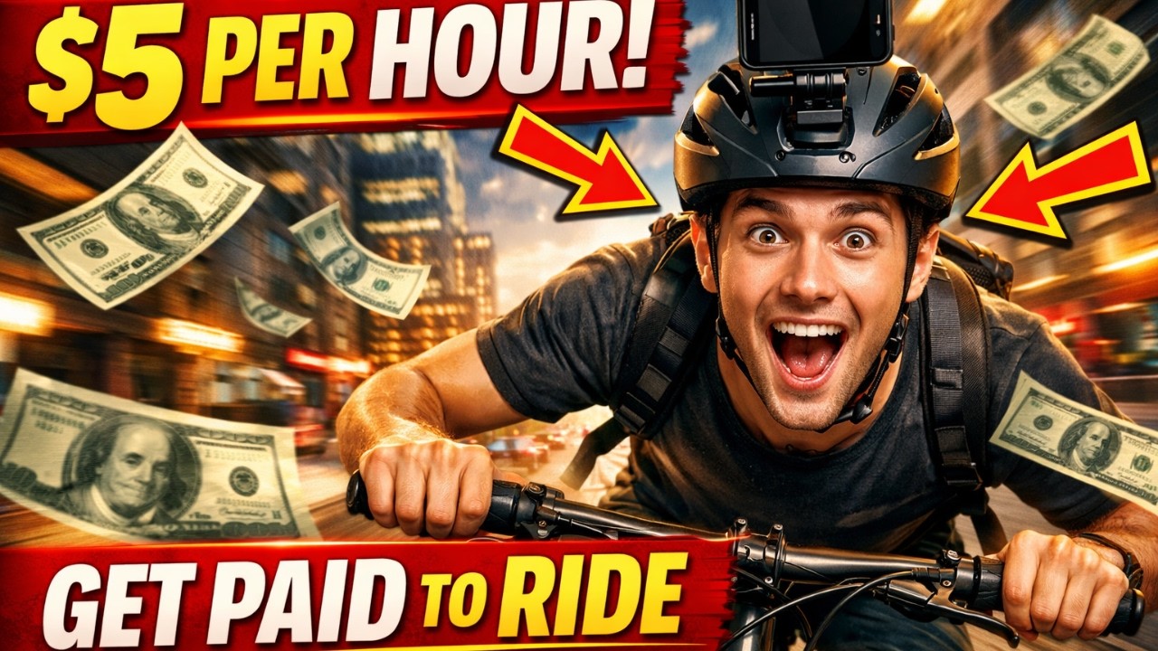 I Earned My First $5 Just Riding My Bike! 🚴‍♂️ | Visora Pays $5/Hour