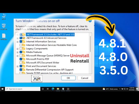 How to Fix Net Framework 4.8 Issues on Windows 11/10 - Reinstall Net Framework 4.8 (3.5)