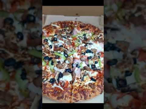 Domino's large ExtravaganZZa #Dominos #OhYesWeDid
