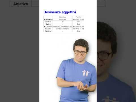 Aggettivi di seconda classe in latino: come riconoscere le desinenze