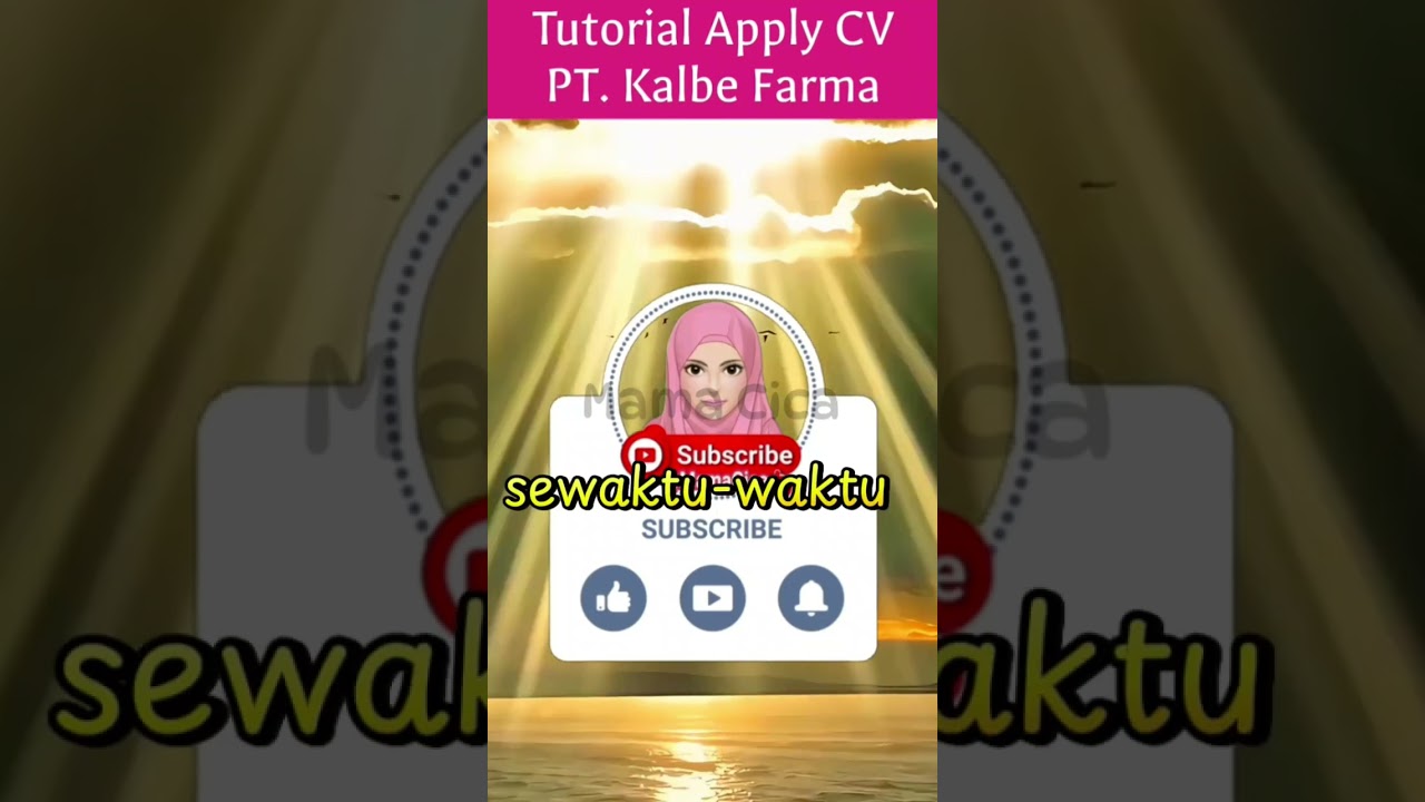 Full video klik 👆🏼 apply CV PT. Kalbe Farma #jobhunter #mamacica #infokarir #infoloker