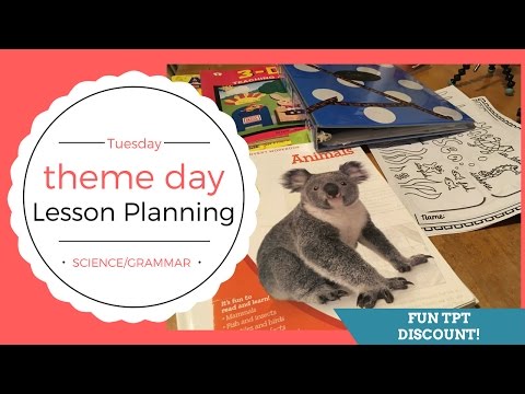 Lesson Planning/Science & Grammar - Tuesday Theme Day March