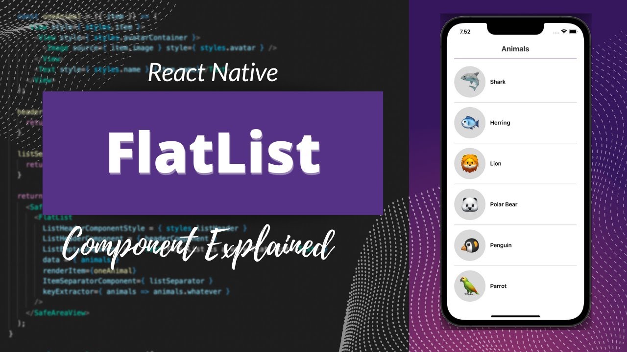 FlatList - React Native Component Explained