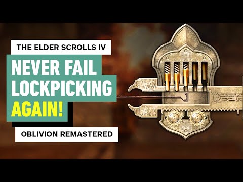 Oblivion Remastered: NEVER Fail Lockpicking Again With This Trick!