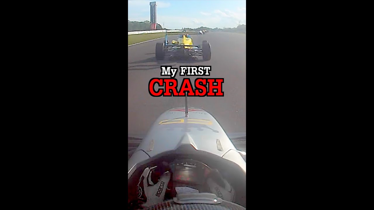 My First CRASH in a RACECAR