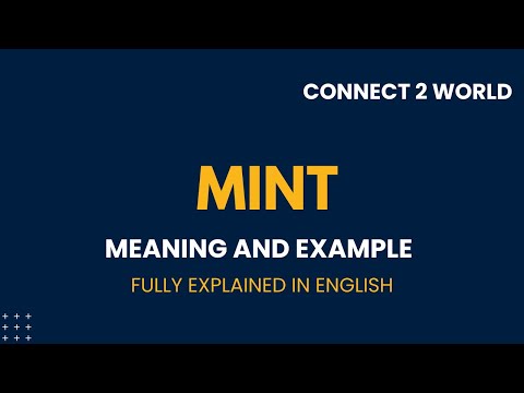 What Does mint Means || Meanings And Definitions With mint in ENGLISH