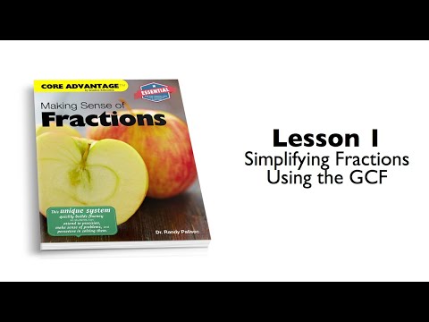 Fractions 1 – Simplifying Fractions by Using the Greatest Common Factor | Math Fluency