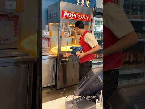 The employee just ate my popcorn 😳 #sonic #movie #theater