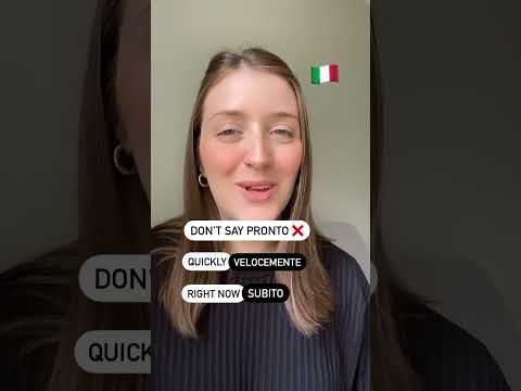 Don’t say pronto in Italian #language #italianway #pronunciation