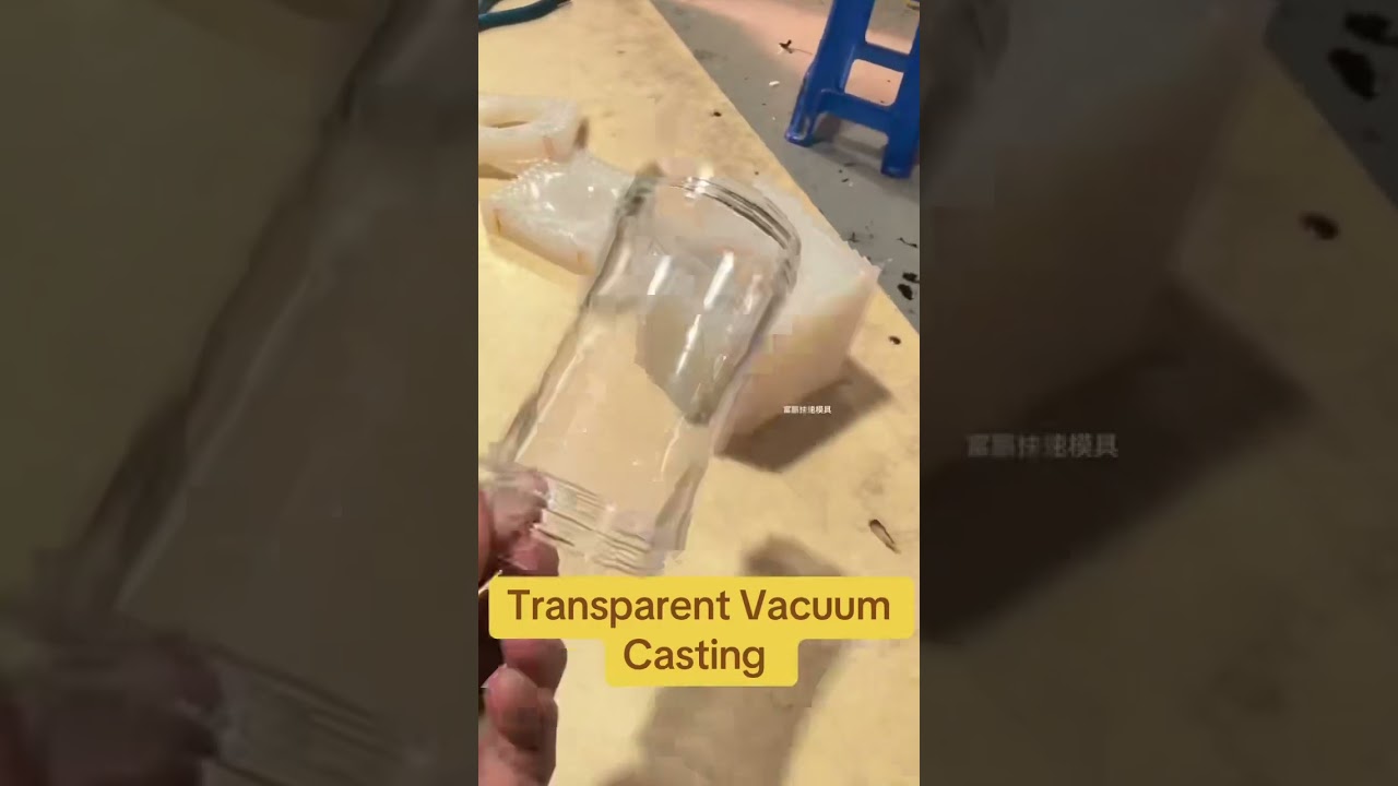 Transparent Vacuum Casting #silicone #mold #prototype