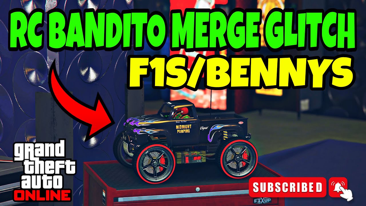 *STILL WORKING* RC BANDITO MERGE GLITCH | GTA 5 ONLINE | TUTORIAL (BOGDAN MERGE) F1S/BENNYS