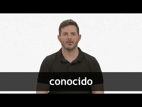 English Translation of “CONOCIDO” | Collins Spanish-English Dictionary