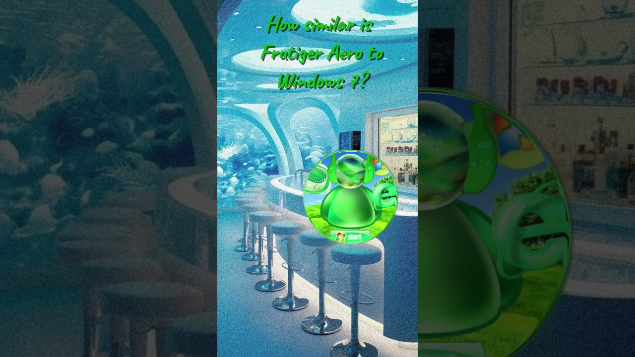 asking frutiger aero questions day 9,how similar frutiger Aero to windows 7? #frutigeraero