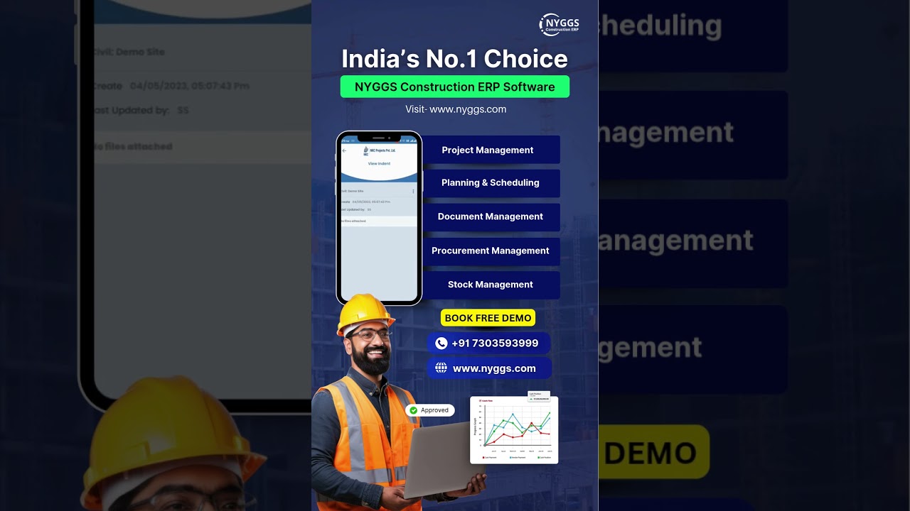 Smart ERP Software for Smarter Construction Management Projects! #construction #erp #software