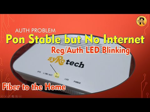 REG Led Blinking, Fix Red Light ,ONU PON stable ,LOS Led problem,Red Light Blinking