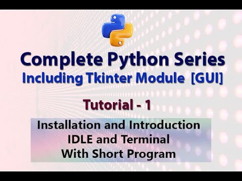 Python Class - 1 (Installation and Introduction) | phpecho