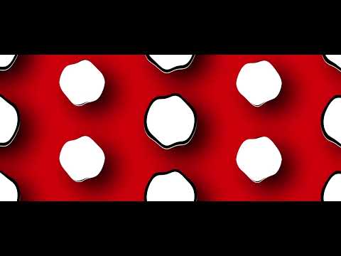 Widescreen Background - Paper Dots - Red and White - 5 Minutes