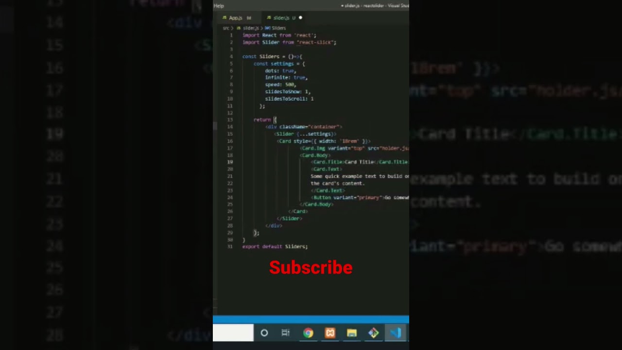 React js slick slider #shorts #reactjs #shortvideo advance 2023