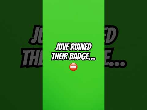 Do you prefer the old or the new Juventus badge? 🤔 #youtubeshorts #juve #juventus