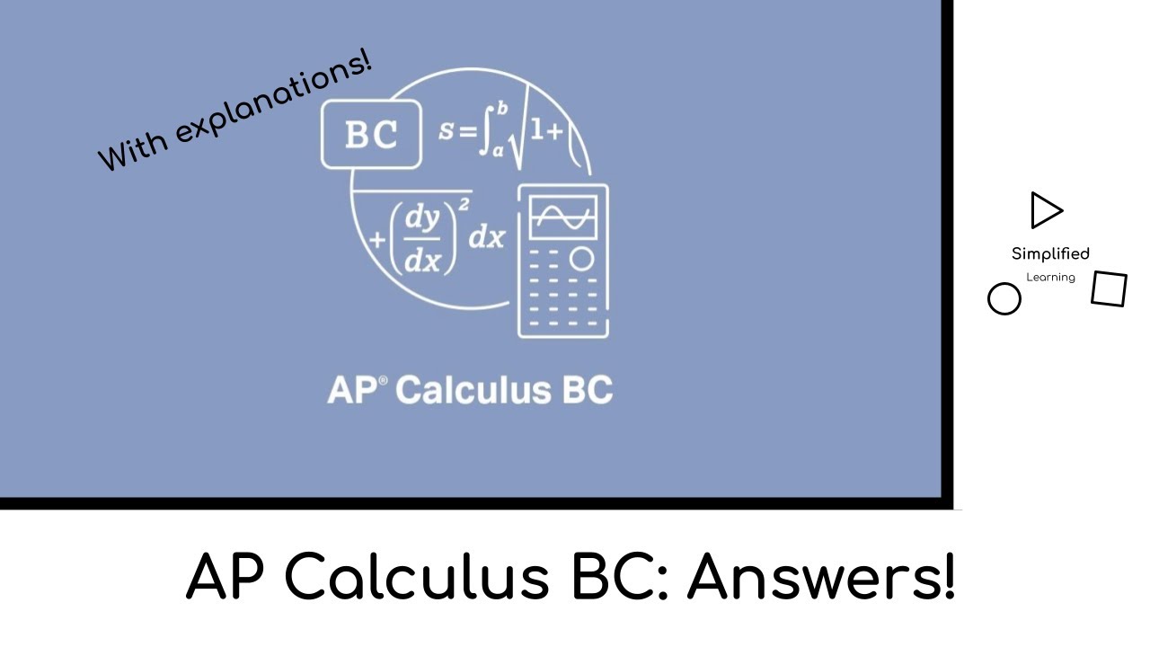 AP Calculus BC - 2025 FRQ Walkthrough and Answers!