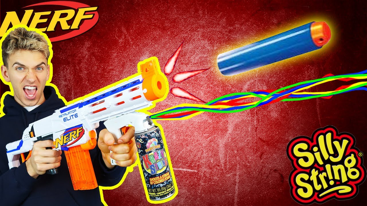 NERF SILLY STRING MOD!!