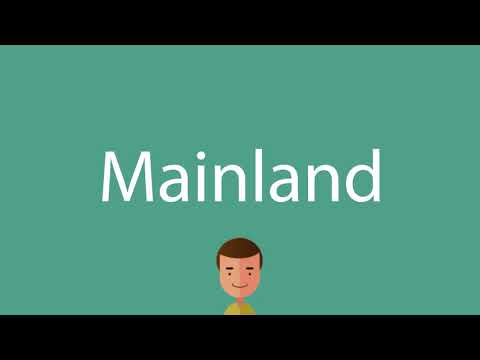 Mainland pronunciation