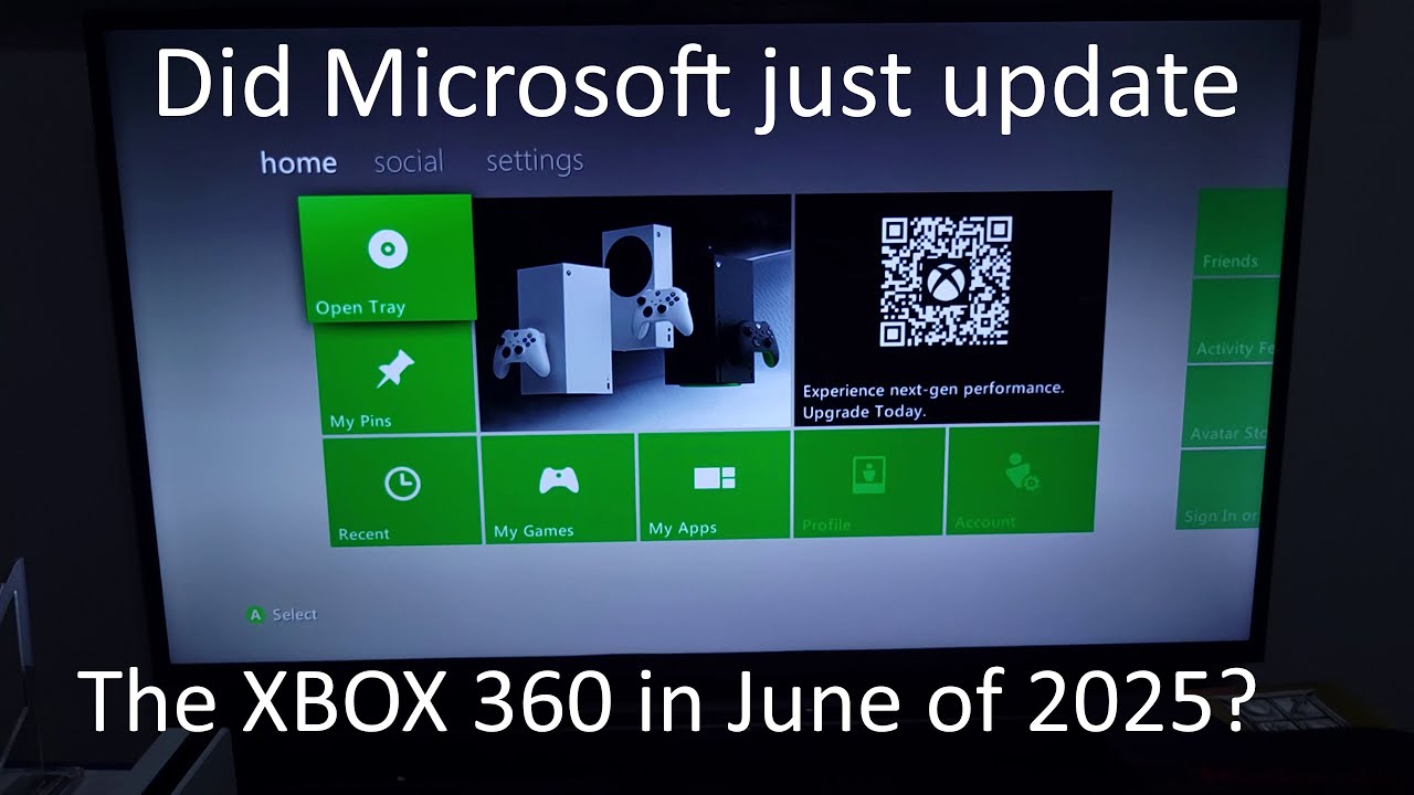 XBOX 360 Dashboard Update June 2025