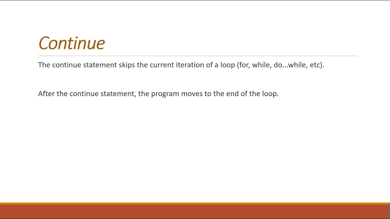 Java Programming Tutorial - Part 9- Jumping/Branching Statements-Break Statement/Continue Statement