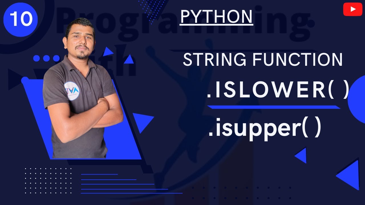 string islower function | string isupper function in python(Hindi) #islower #string #avitsupaul