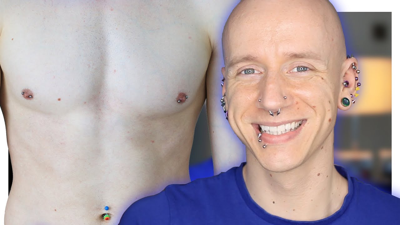 Double Nipple Piercing Experience | Roly