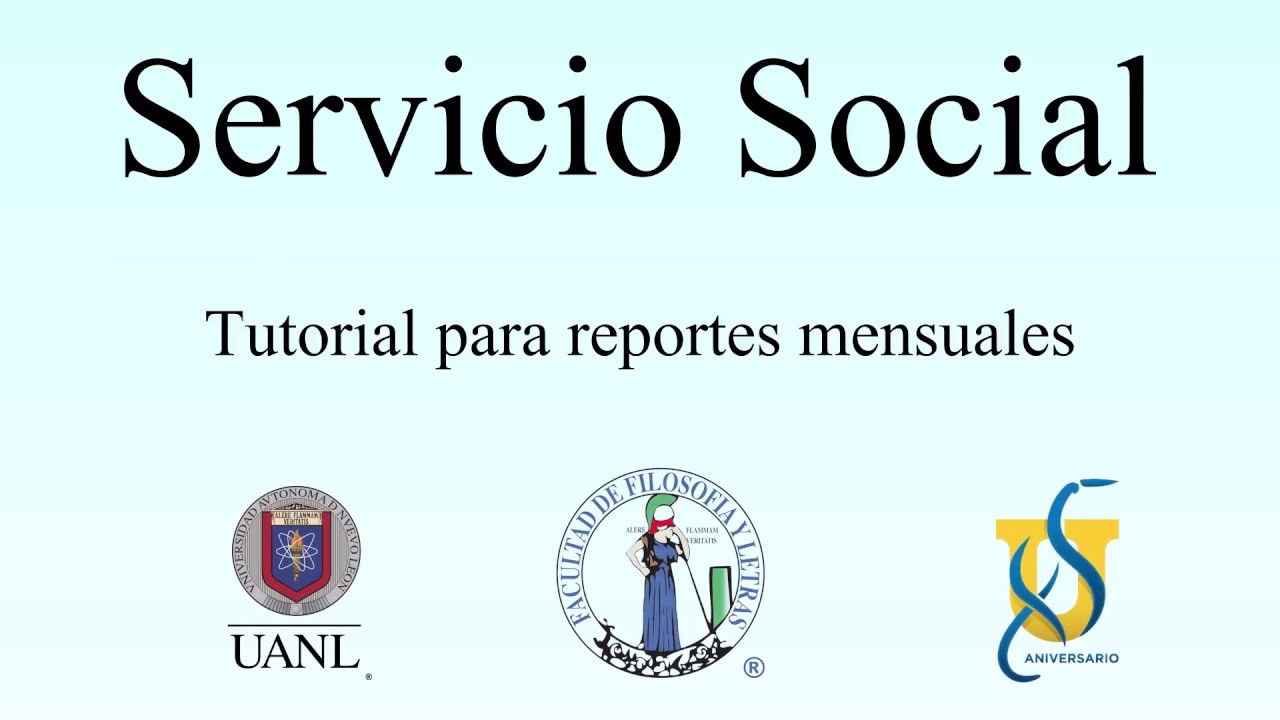 Tutorial reporte horas  Servicio Social FFyL