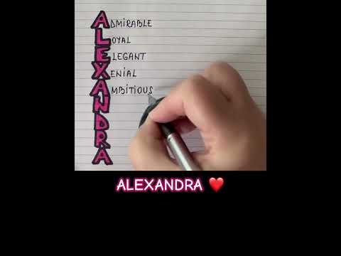 Meaning of the name ALEXANDRA #meaning #name #alexandra