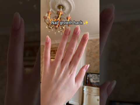 Nail Growth Hackโจ.#aesthetic #nailgrowth #tipsandtricks #ytshorts #shorts