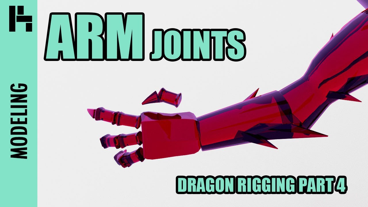 Drawing Arm Joints | Rigging A Dragon In Maya Part 4