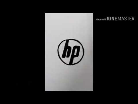 How to draw the HP logo?