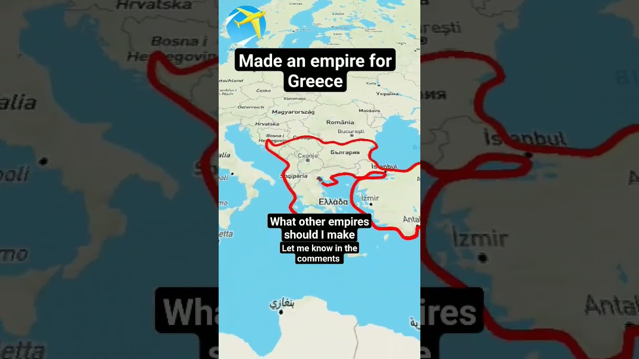 Greek empire #viral #countries #map #geography #entertainment #mapping #europe #greece #subscribe