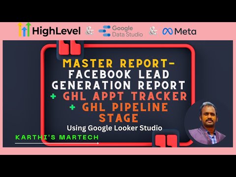 Facebook Campaign Analytics Report | High level Opportunity Pipeline & Appointment Report