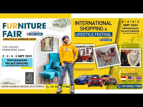 Bengaluru Furniture Fair 2022 | Bangalore Palace Ground Furniture Exhibition | MAAZ KHAN #maazkhan👑