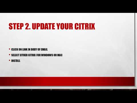Update Your Citrix Receiver