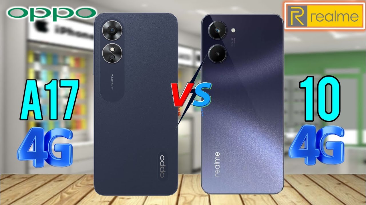 Oppo A17 vs realme 10 full specs comparison