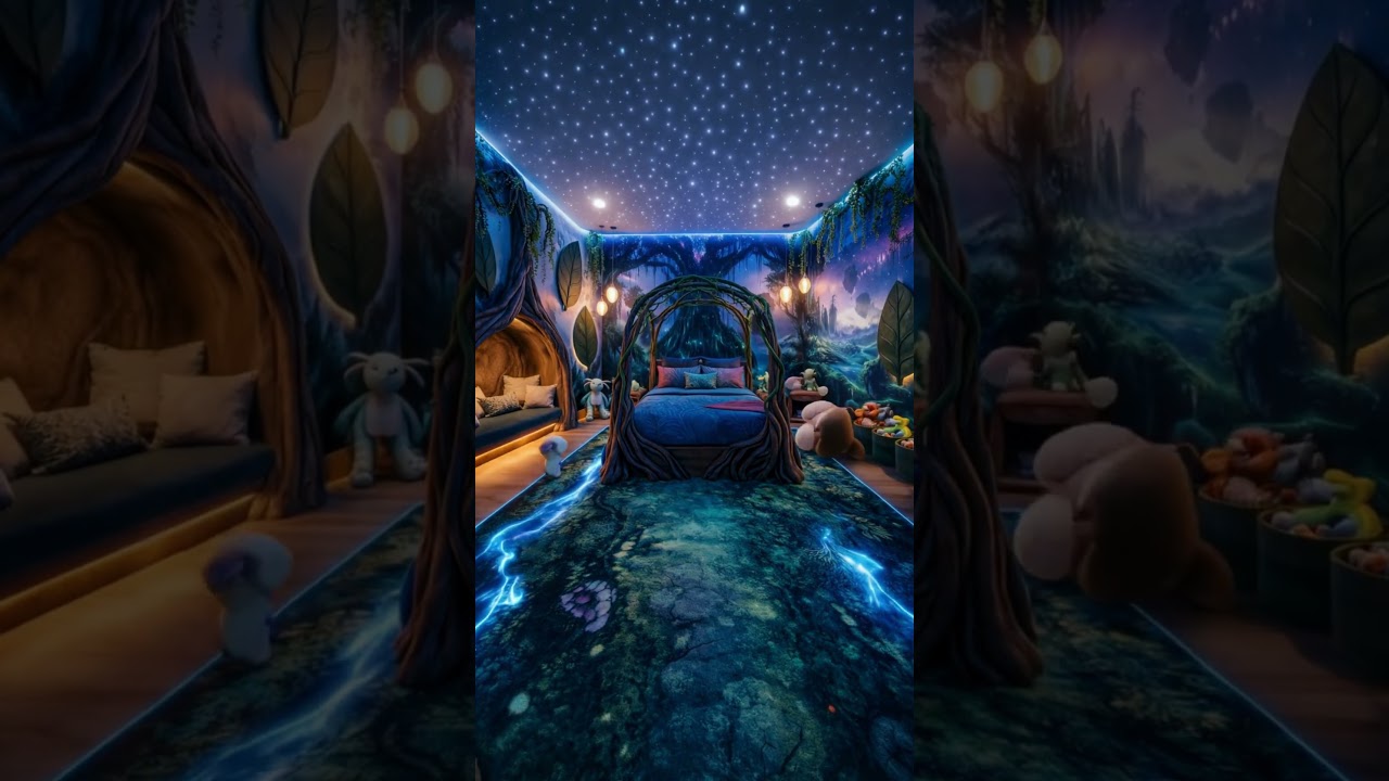 Avatar-Room Timelapse ✨🌿 (Bioluminescent Final Reveal)