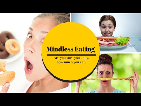Mindless eating: are you sure you know how much food you eat?