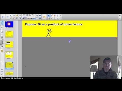 4.1B Express Prime Factorization using Exponents