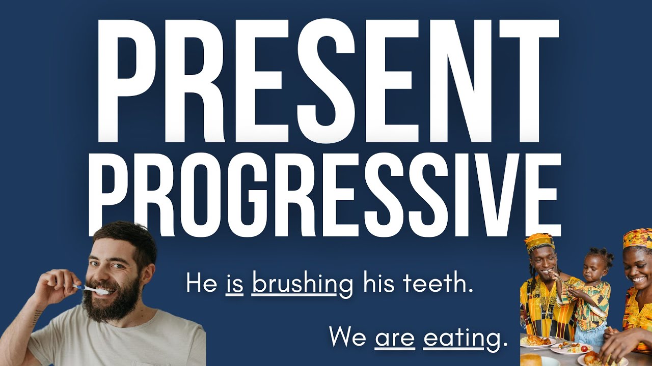 Present Progressive (Present Continuous) English Grammar Lesson & Practice | ESL Verb Tense Lesson