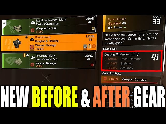5 best brand sets in The Division 2
