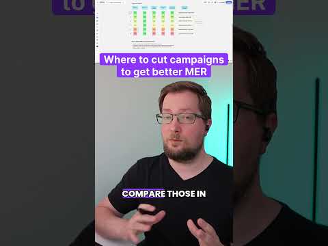 Apparel Brands: Cut These Campaigns to Boost MER Fast