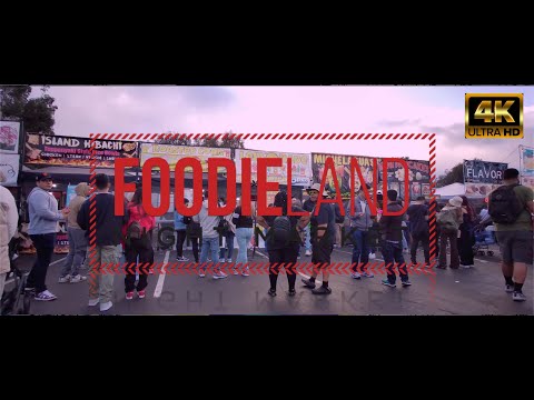 Foodieland Night Market 2022, San Mateo, CA - Daytime 4K ASMR Walking Tour