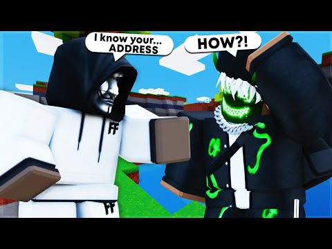 TROLLING My LITTLE BROTHER As A HACKER.. (Roblox Bedwars)