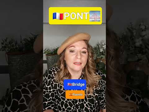 🇬🇧BRIDGE🌁in French pronunciation🇪🇸Puente en francés🇨🇵Pont