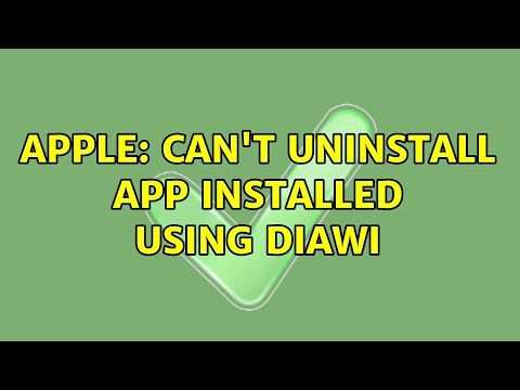 Apple: Can't uninstall app installed using diawi